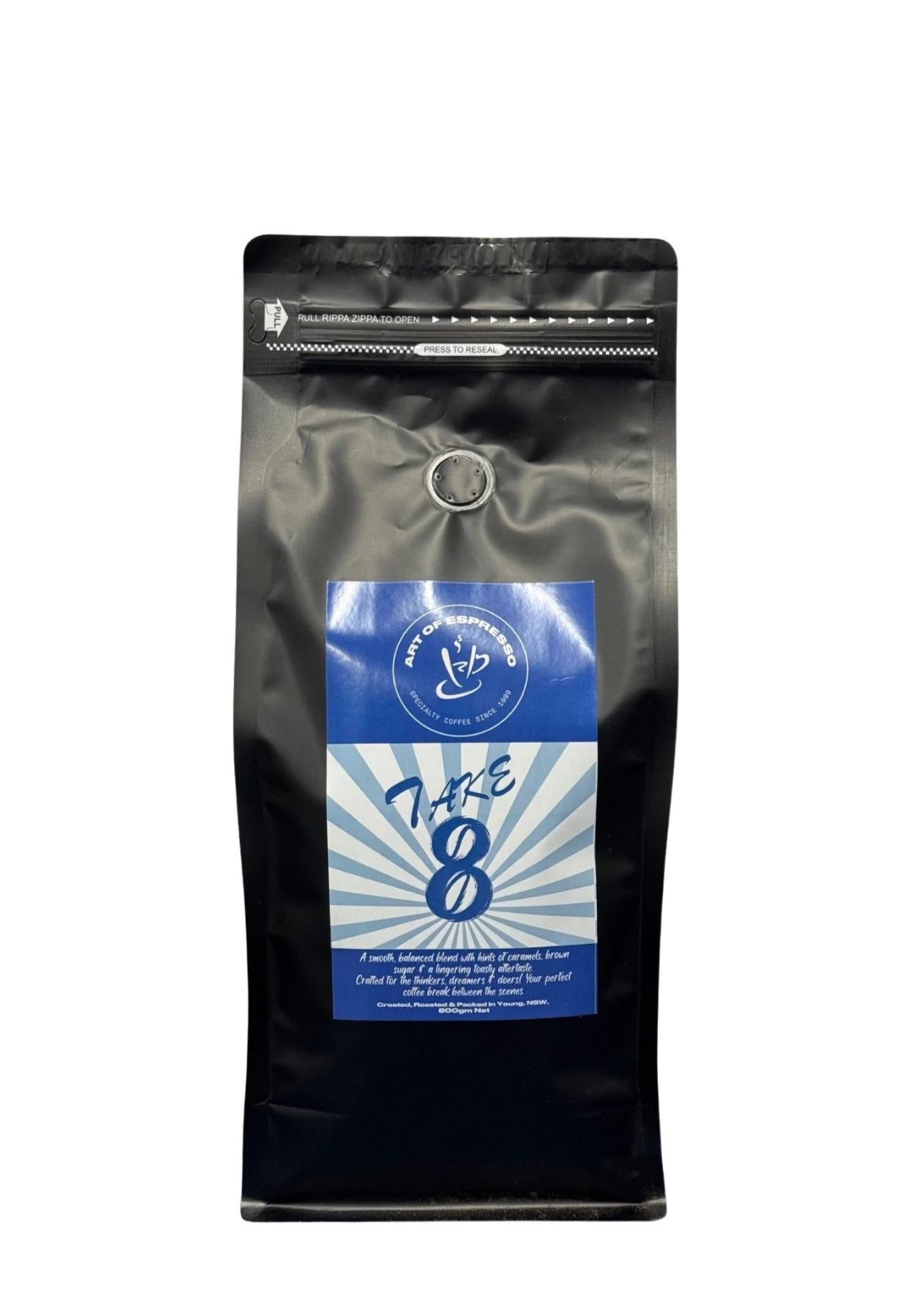 Take 8 Art of Espresso 800g Coffee Beans – Farm Door Riverina